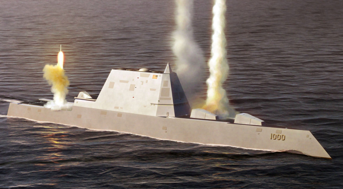 New External DDG-1000 Mast Reduces Ship’s Stealth From Original Design ...
