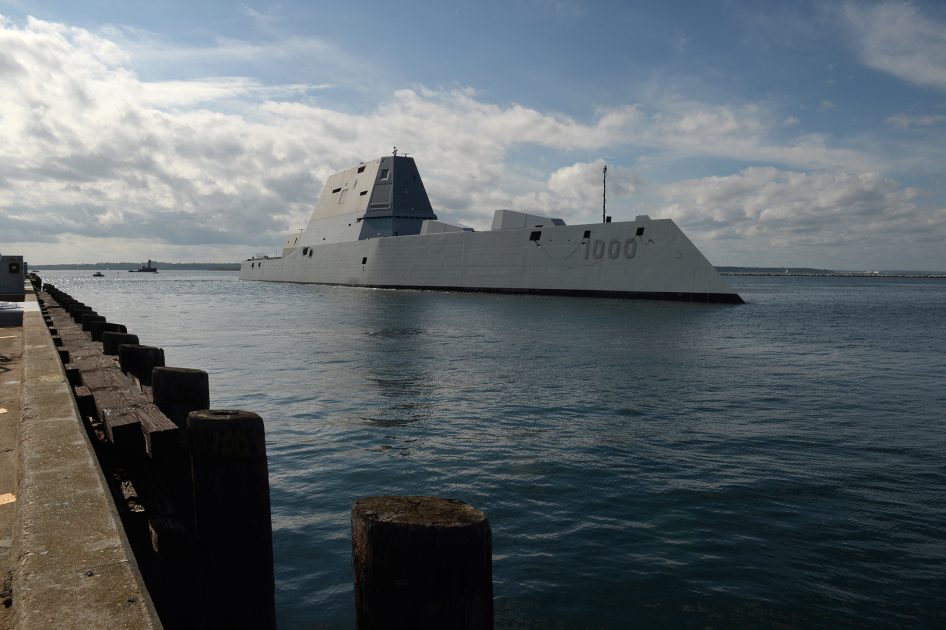 No New Round Planned For Zumwalt Destroyer Gun System; Navy Monitoring ...