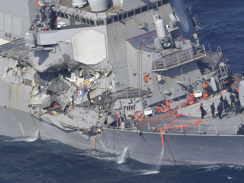 7 Sailors Missing, CO Injured After Destroyer USS Fitzgerald Collided ...