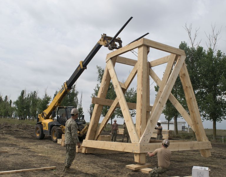 U.S. Navy Seabees Building Maritime Operations Center on Black Sea ...