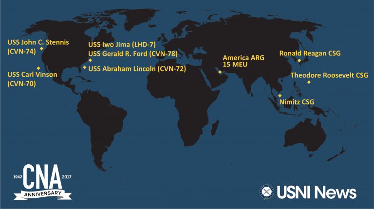 USNI News-CNA Fleet and Marine Tracker: Nov. 6, 2017 - USNI News