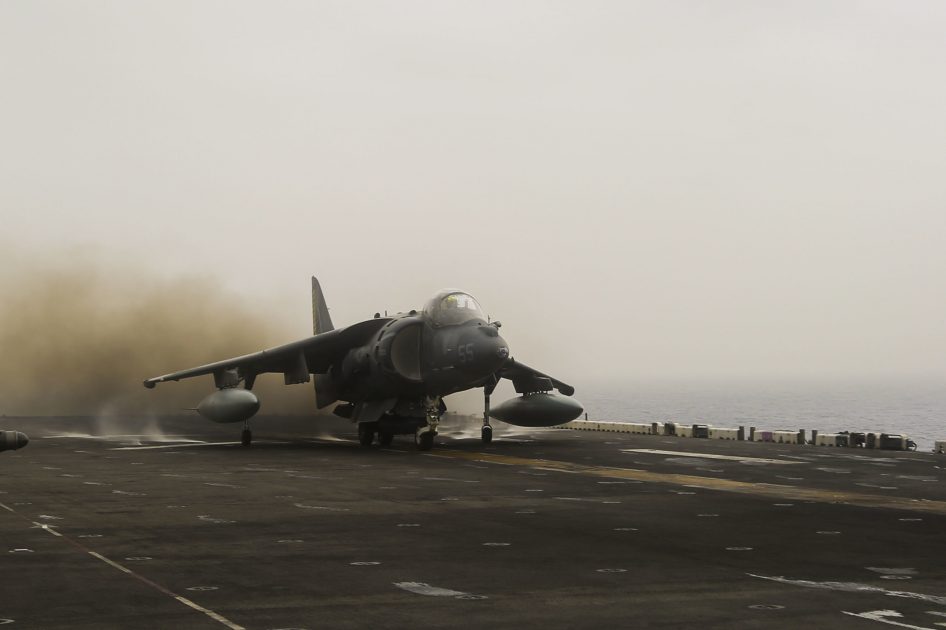 Marine AV-8B Harrier Crashes in Djibouti, Pilot in Stable Condition ...