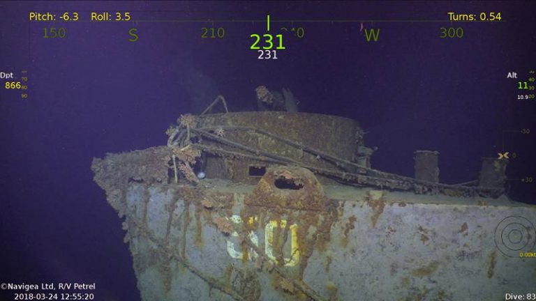 Paul Allen's Team Finds Lost World War II Cruiser USS Helena - USNI News