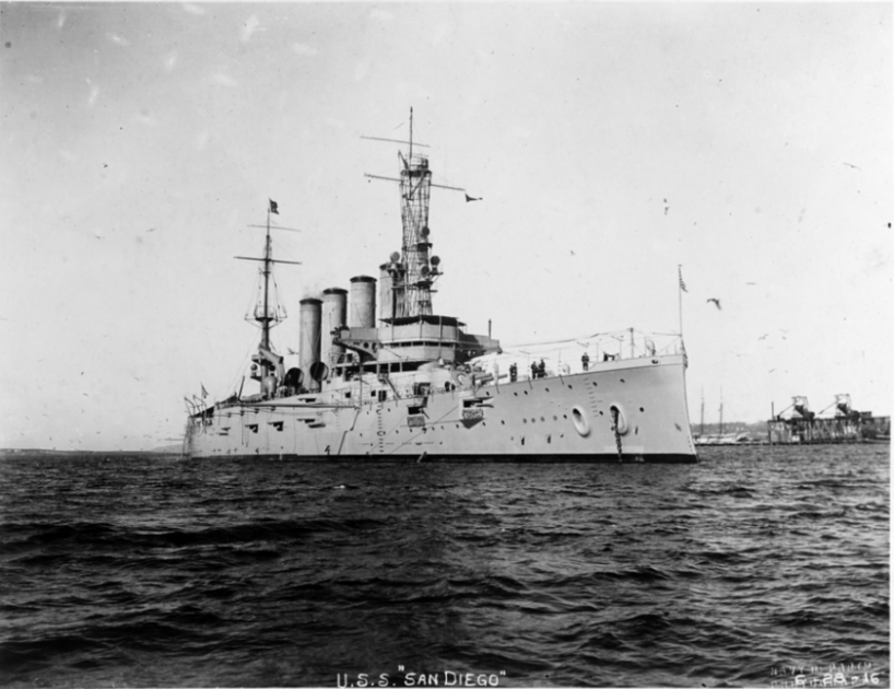 Investigation Confirms WWI Cruiser USS San Diego Was Sunk by U-boat ...