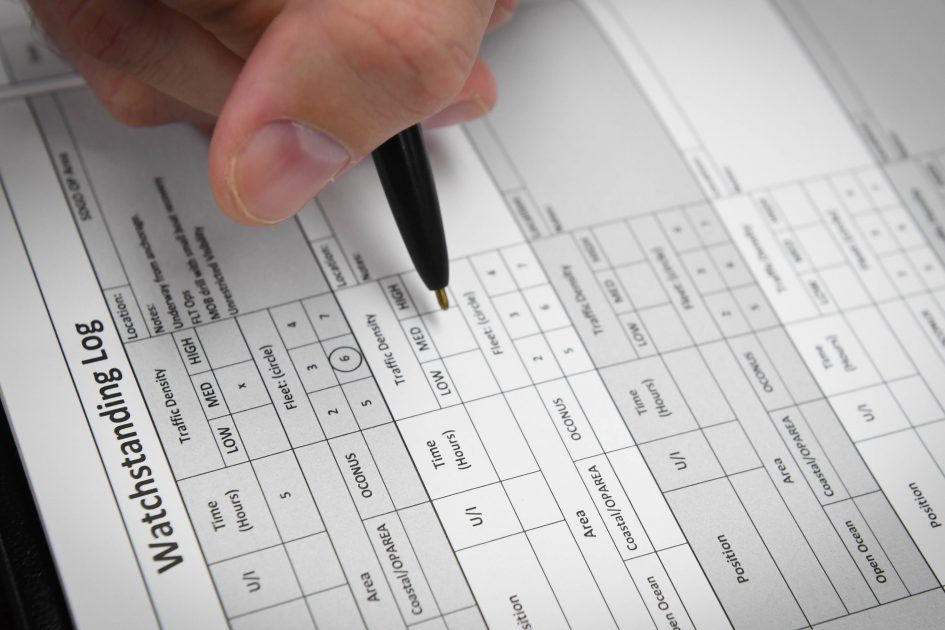 U.S. Surface Warfare Officers Will Now Use Logbooks to Record Time at ...