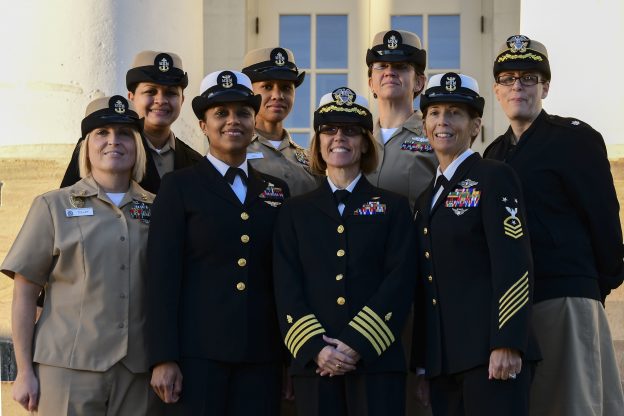 Navy Officially Retires 'Bucket' Cover for Female Officers, Chiefs ...