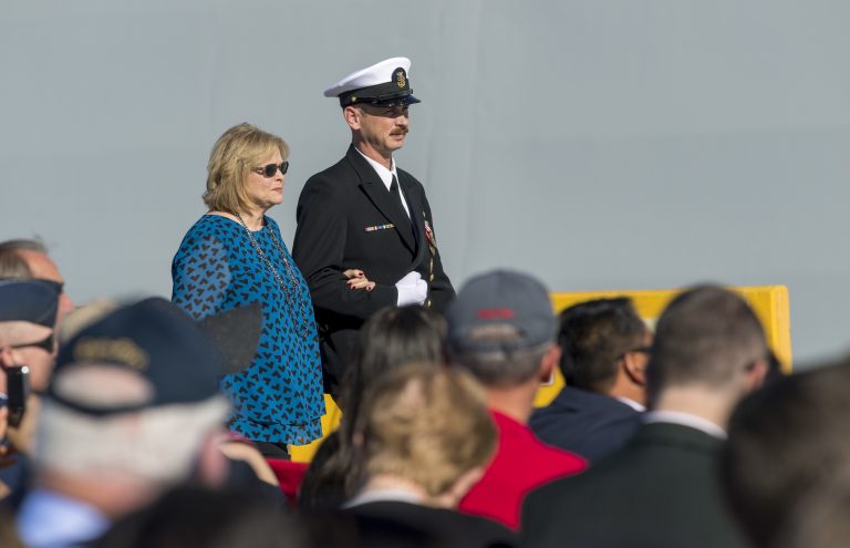 VIDEO: Navy Commissions Guided-Missile Destroyer USS Michael Monsoor ...