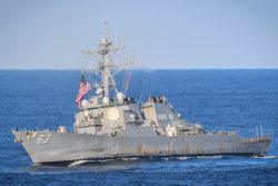U.S. Destroyer, Cargo Ship Pass Through Taiwan Strait in 4th Warship ...