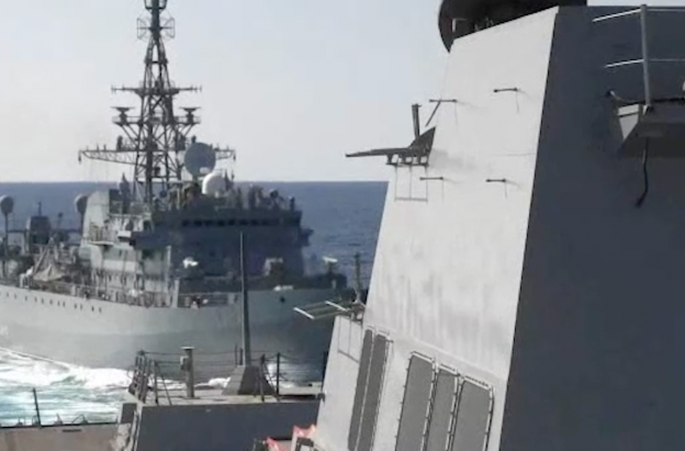 VIDEO: Russian Warship Takes ‘Aggressive’ Action Against U.S. Destroyer ...
