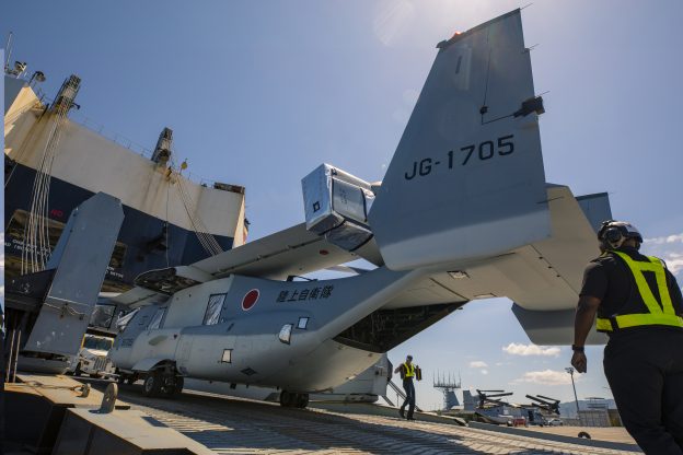 Japan Self-Defense Force Accepts Delivery of First V-22 Osprey - USNI News