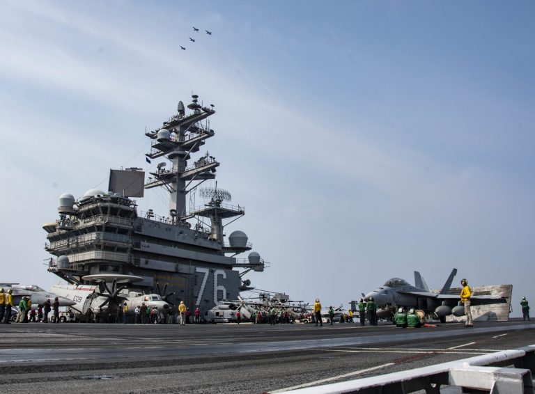 Ronald Reagan CSG Exercises With Land-Based Navy, Air Force Aircraft ...