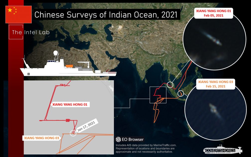 Two Chinese Survey Ships are Probing a Strategic Section of the Indian ...