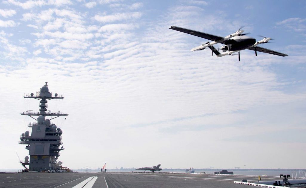 Navy to Deploy Up to Four Cargo Drones on an Aircraft Carrier this Year ...
