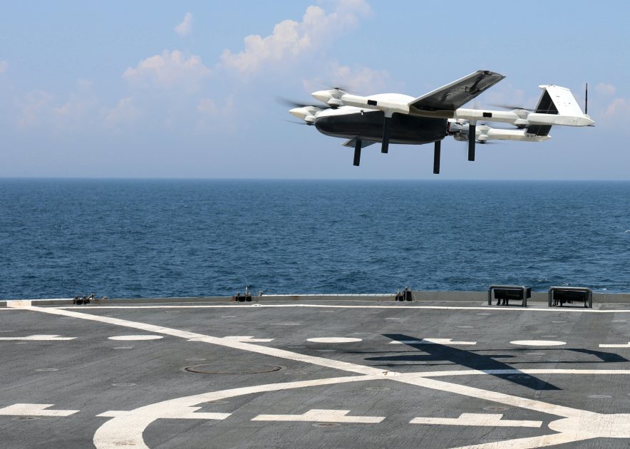 Navy to Deploy Up to Four Cargo Drones on an Aircraft Carrier this Year ...