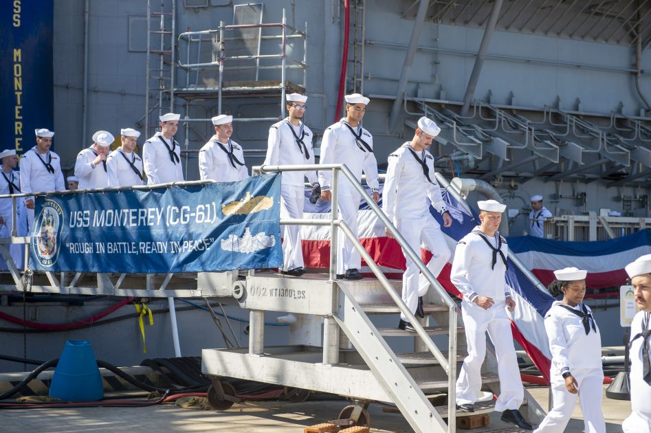 Sailors Bid Farewell to USS Monterey as Navy Prepares to Decommission 3 ...