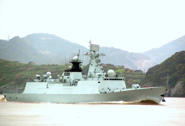 Philippine Coast Guard Cutters Chinese Warship Almost Collide In South
