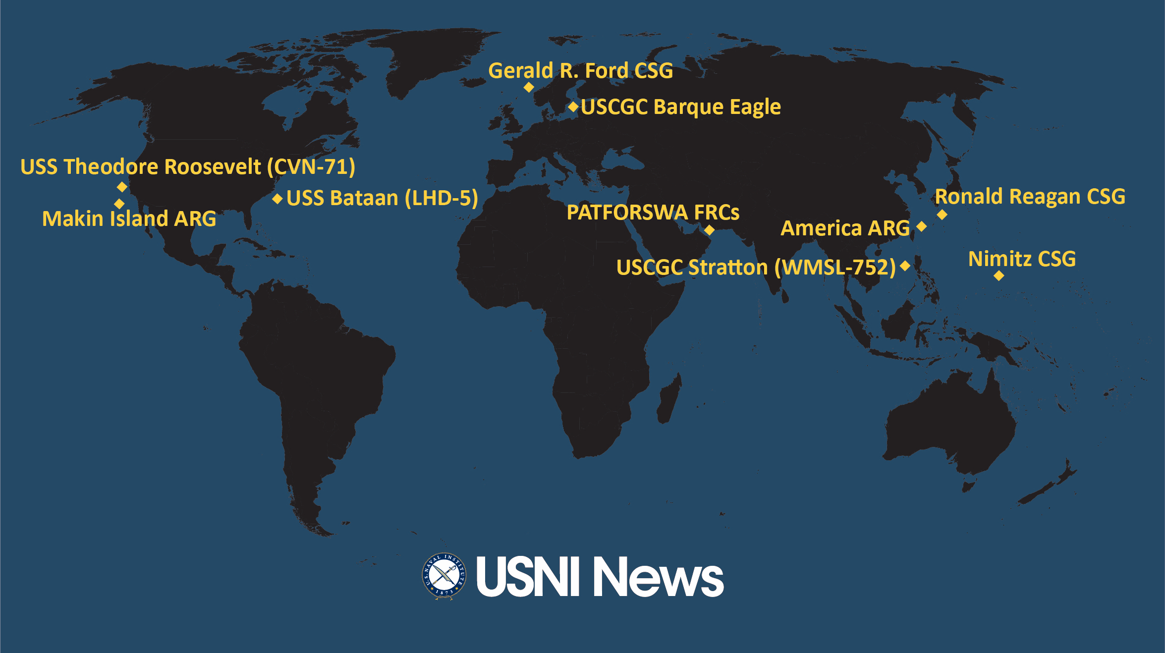 USNI News Fleet and Marine Tracker: June 5, 2023
