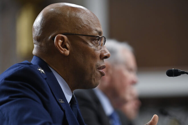DoD Modernization Should Focus on Joint Goals, CJCS Nominee CQ Brown ...