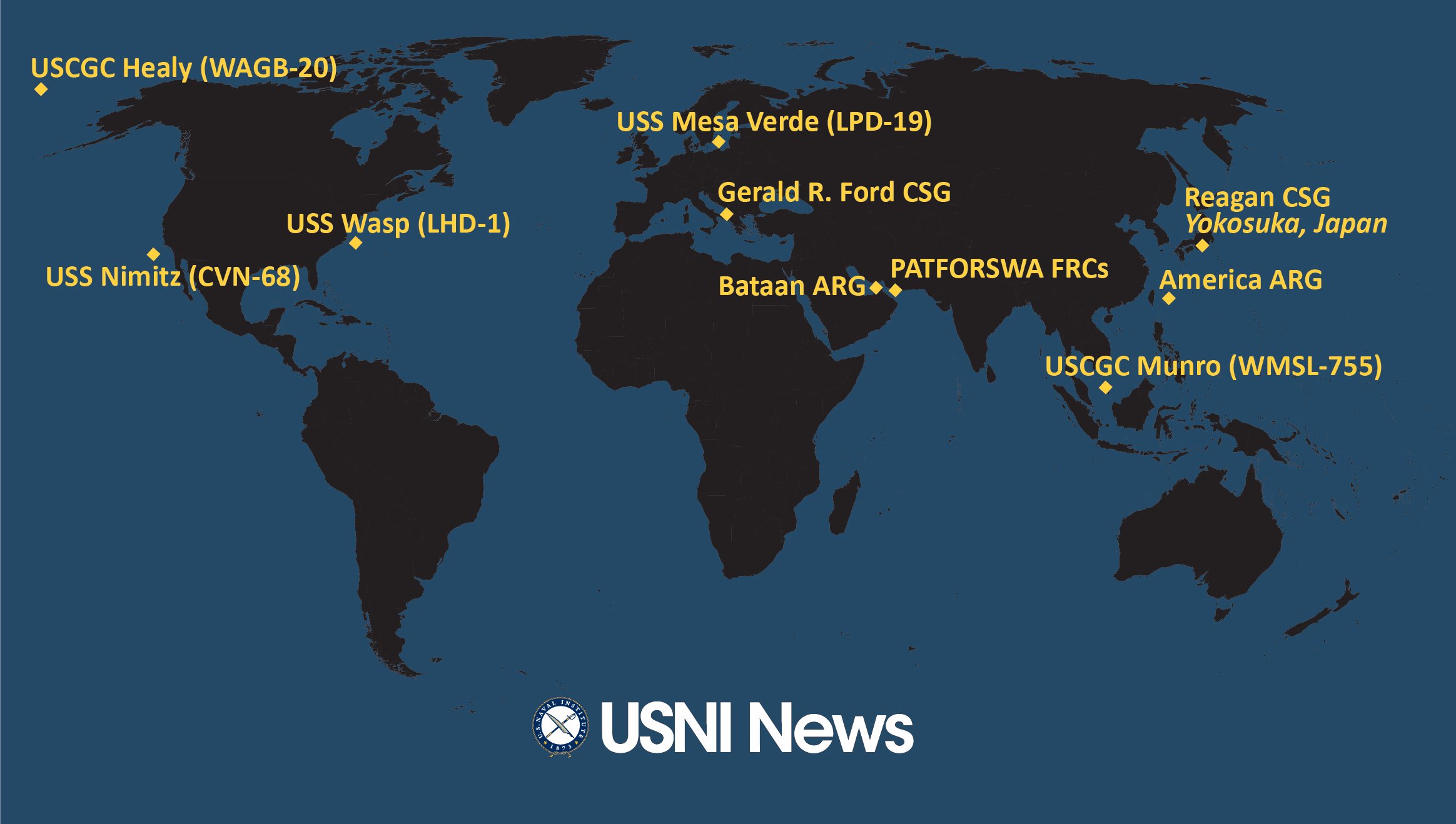 USNI News Fleet and Marine Tracker: Sept. 5, 2023