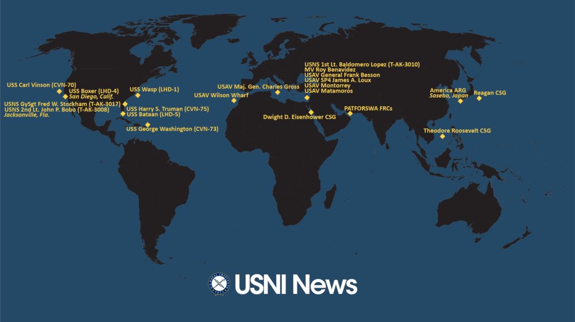 USNI News Fleet and Marine Tracker: May 6, 2024