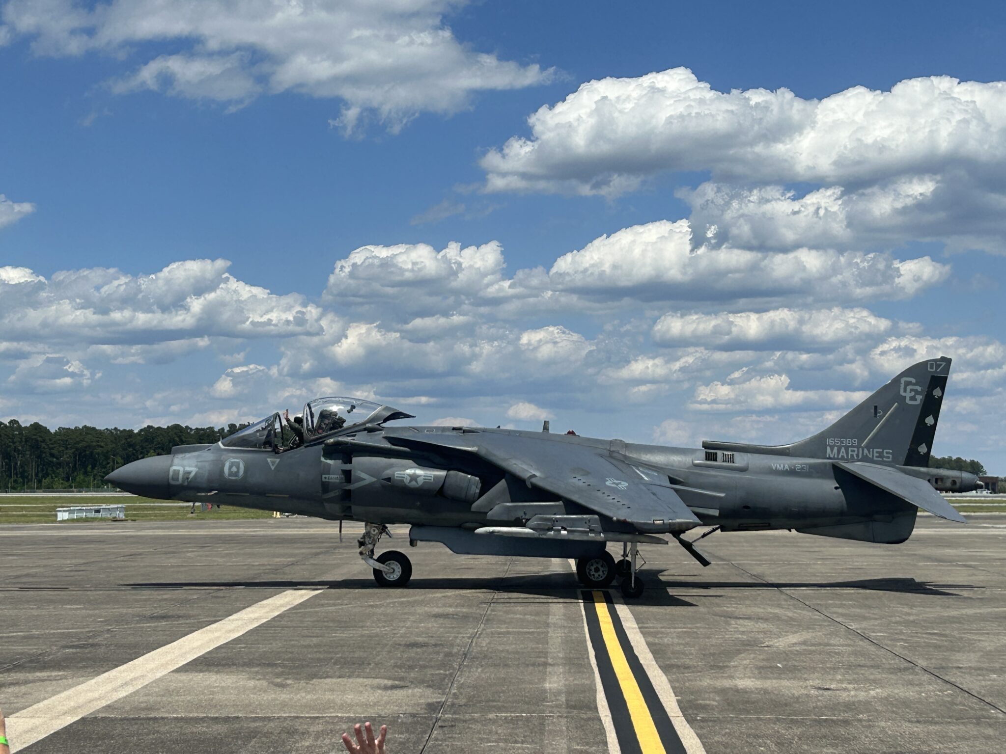 Marines Fly AV-8B Harrier at Cherry Point Air Show in Final Public ...