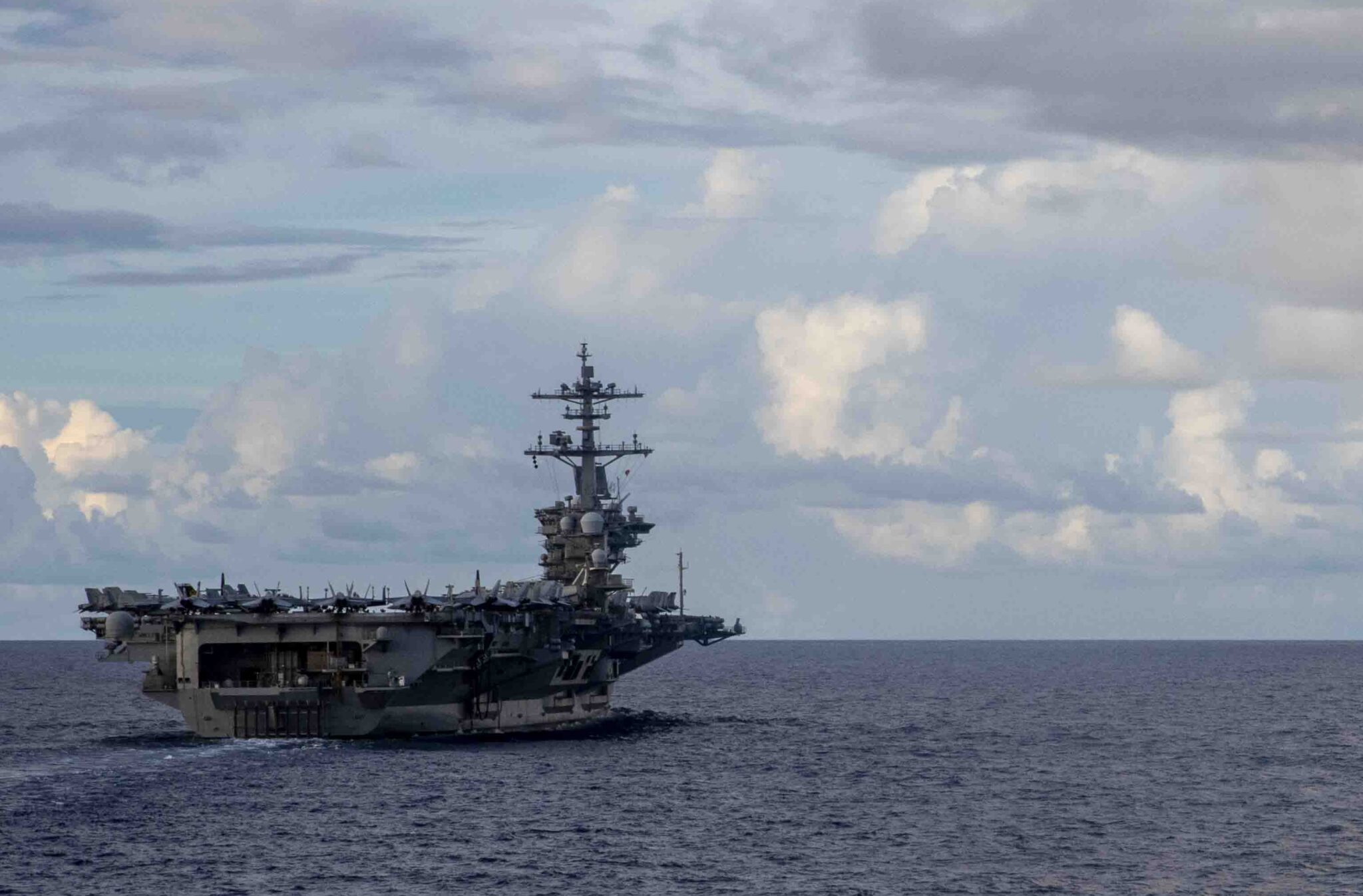 Japanese Destroyer Sails Through Taiwan Strait, Carrier USS Theodore ...