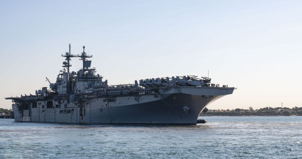 USS Wasp Now in the Mediterranean Sea - USNI News