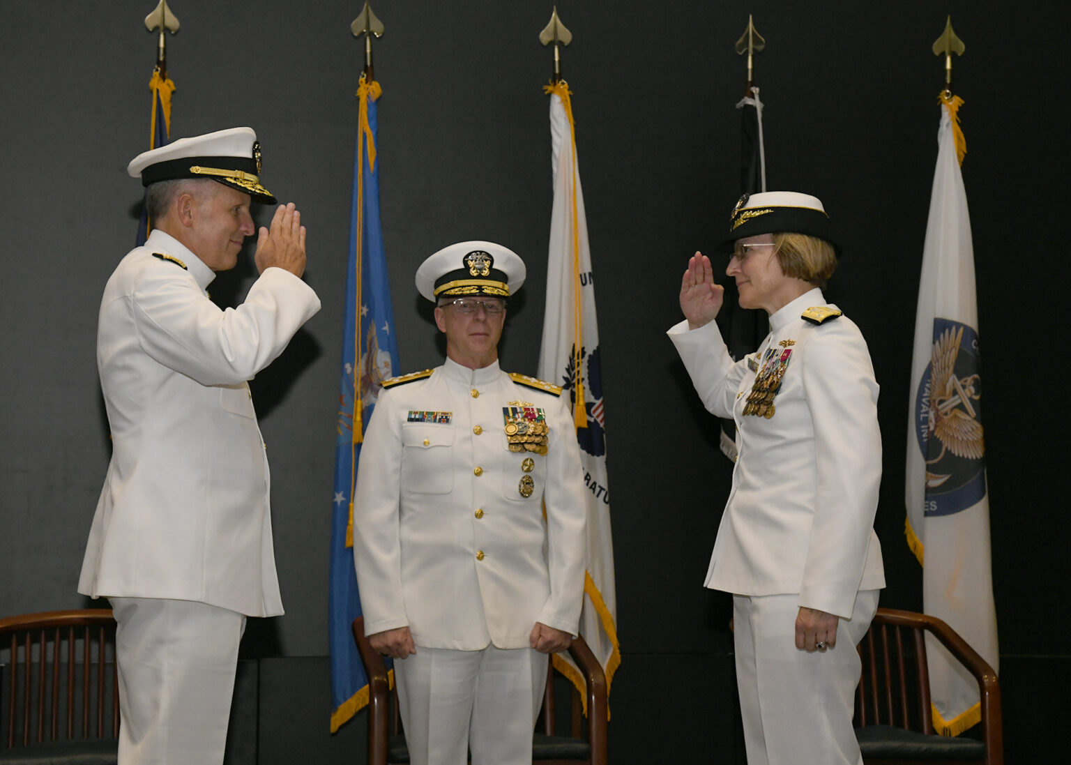 Vernazza Takes Over Naval Information Forces, Aeschbach Retires from ...