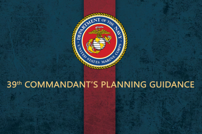 Commandant's Planning Guidance - USNI News