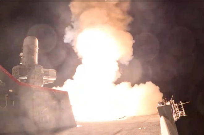 U.S. Destroyers Successfully Down Iranian Missiles with SM-3s, Carrier ...