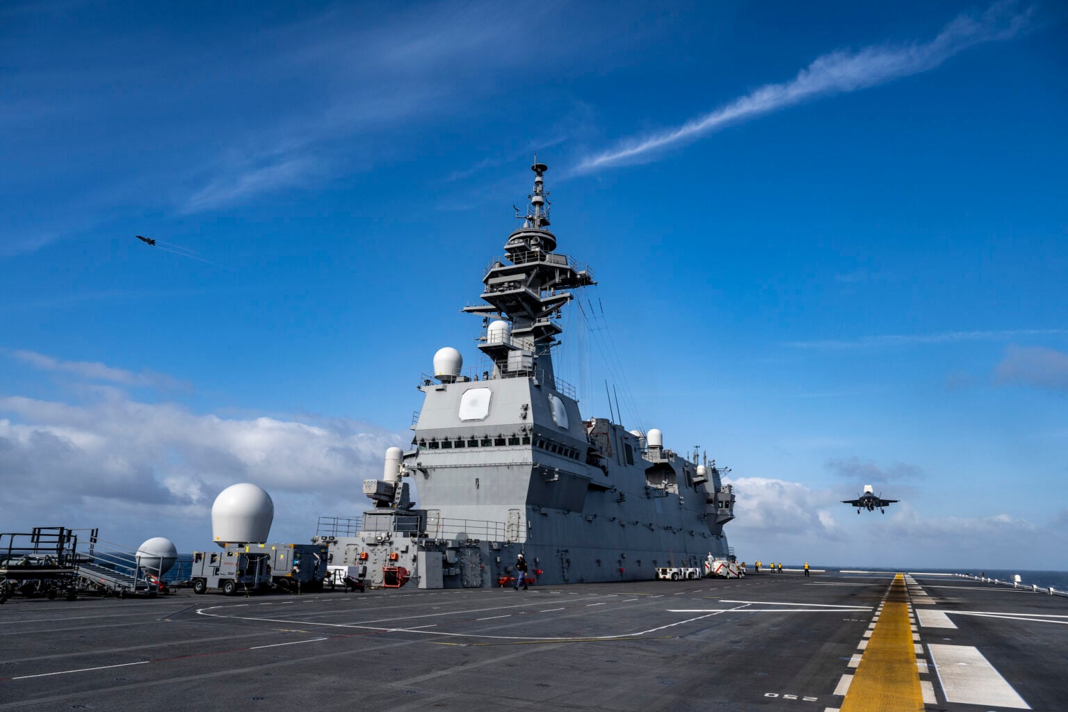 Japanese Big Deck JS Kaga Wraps California F-35B Trials - USNI News