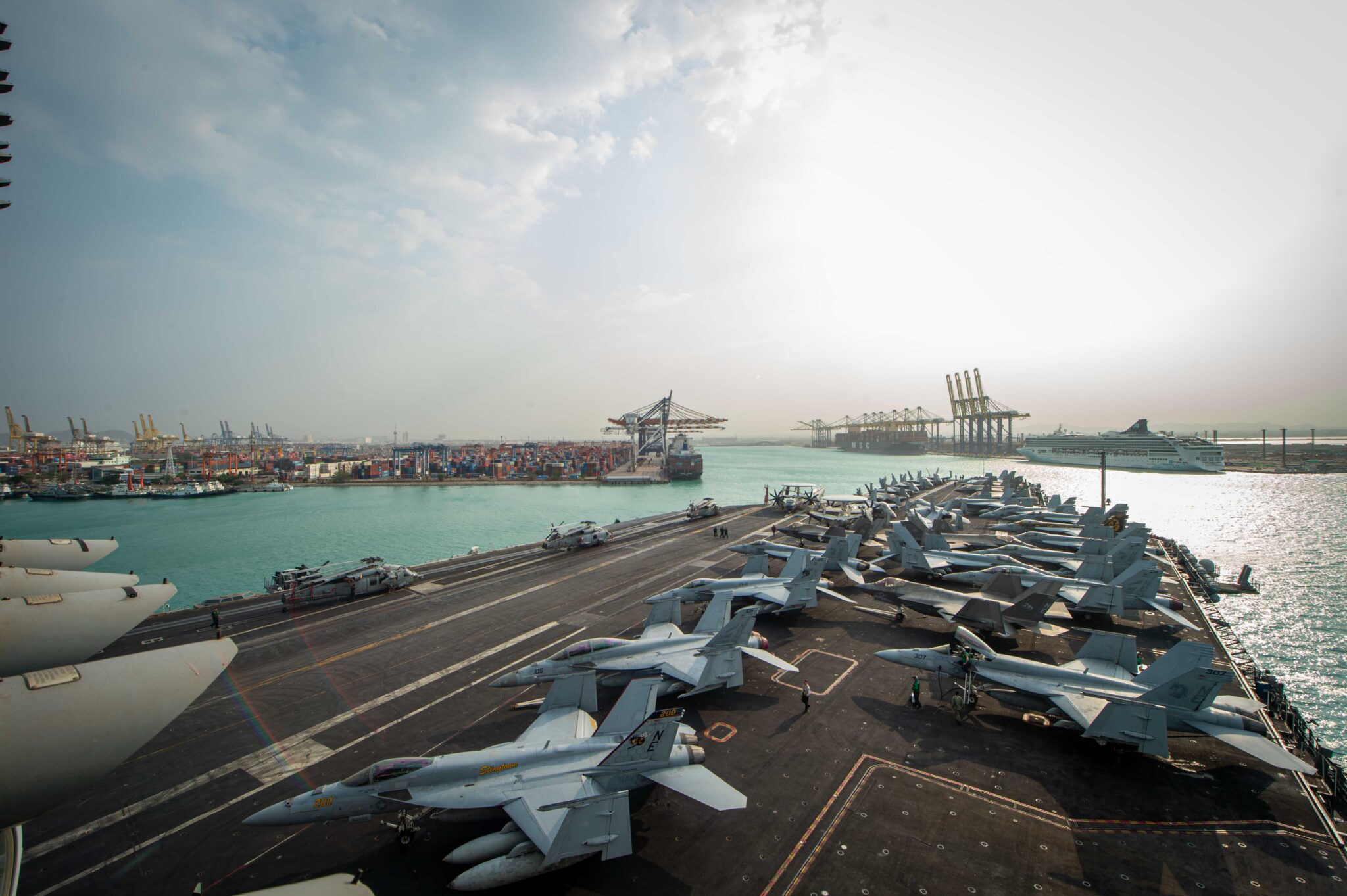 Carrier USS Carl Vinson Makes Port Call in Thailand, French Carrier ...