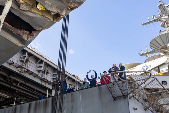 USS Harry S. Truman Back Underway After Repairs Following Collision ...