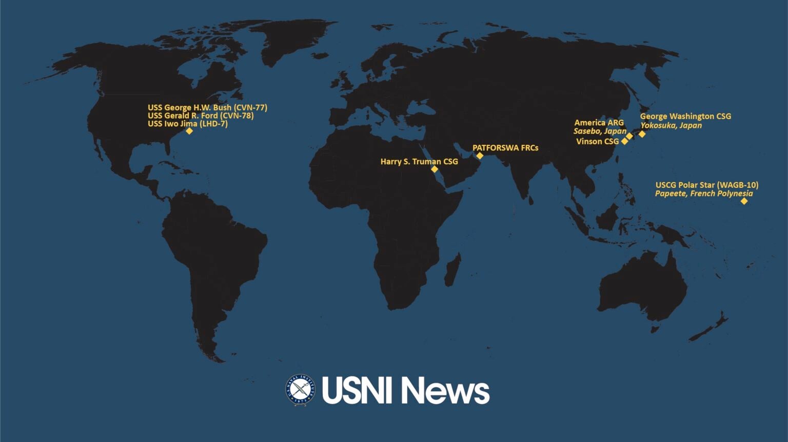 USNI News Fleet and Marine Tracker: March 17, 2025