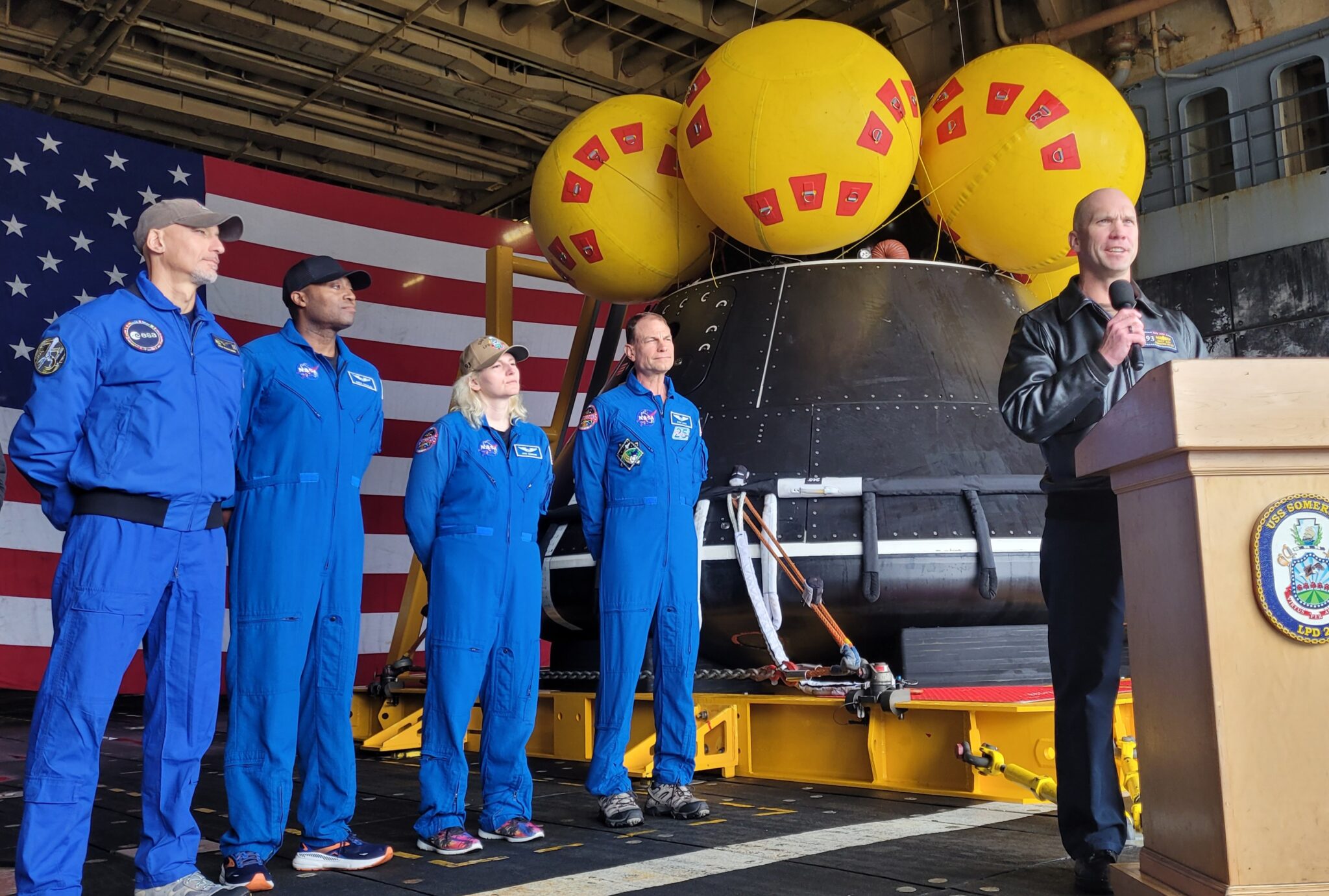 Navy Warship Getting Ready for Role in Artemis NASA Moon Mission - USNI ...