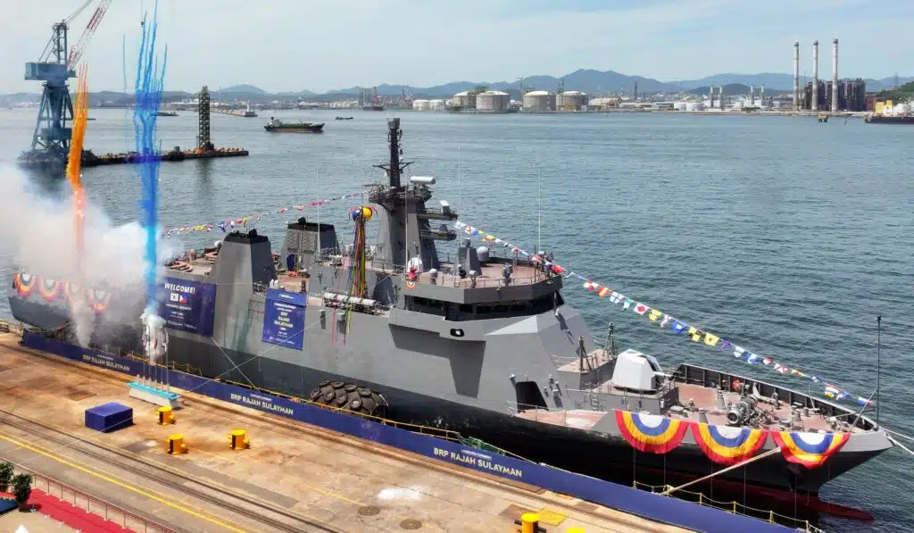 Philippine Navy Launches First Rajah Solayman-class Offshore Patrol ...
