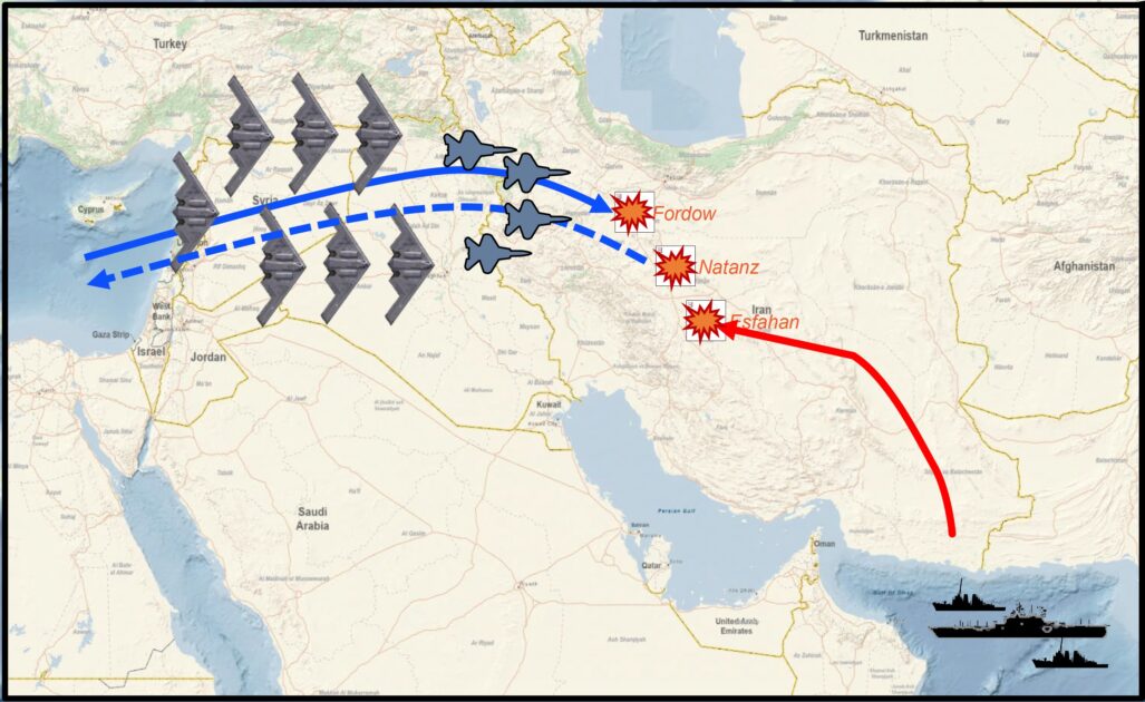U.S. Drops 14 Bunker Busters in B-2 Strike Against Iranian Nuclear ...