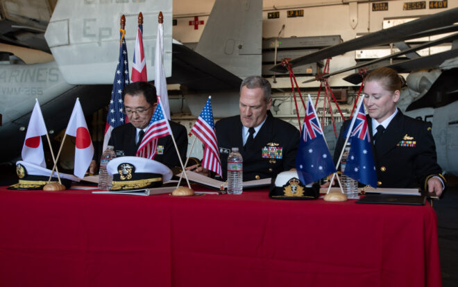 Navy Inks New Logistics Deal with Japan, Australia - USNI News