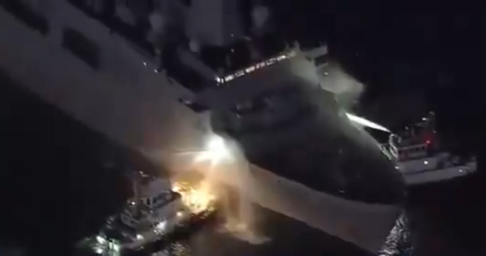 Navy: 12-hour Fire Aboard USS New Orleans Extinguished, 2 Sailors with ...