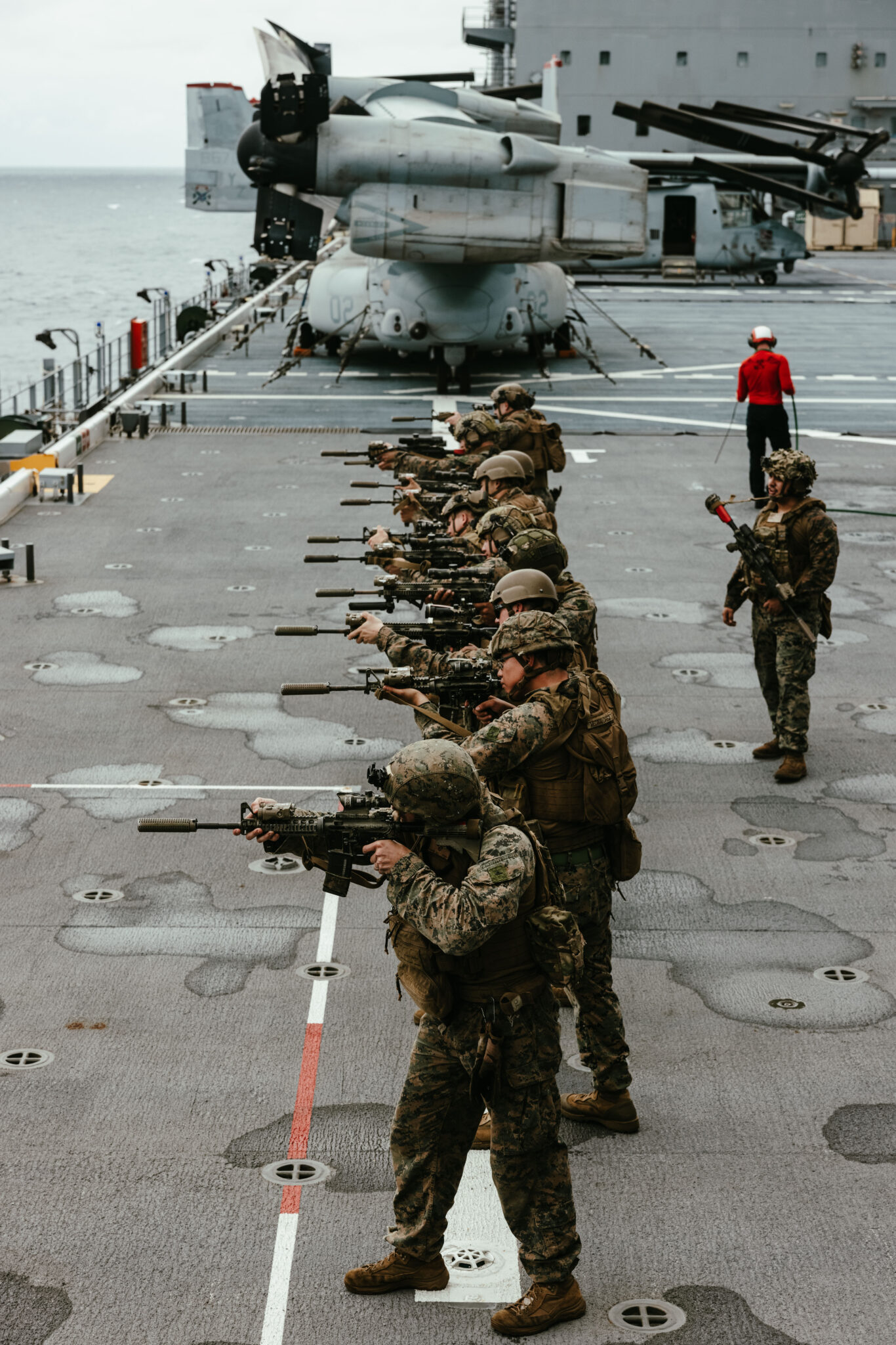 Sea Base USS Miguel Keith Hosts Air, Ground Combat Marines Deployed to ...