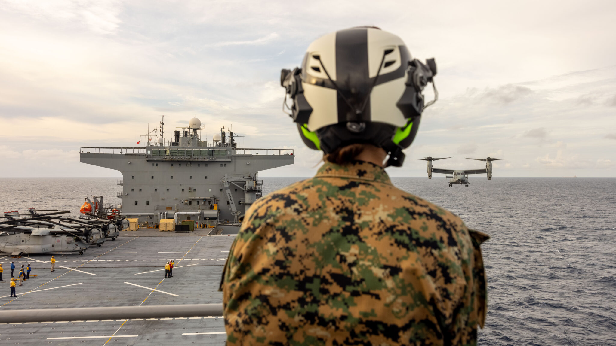 Sea Base USS Miguel Keith Hosts Air, Ground Combat Marines Deployed to ...