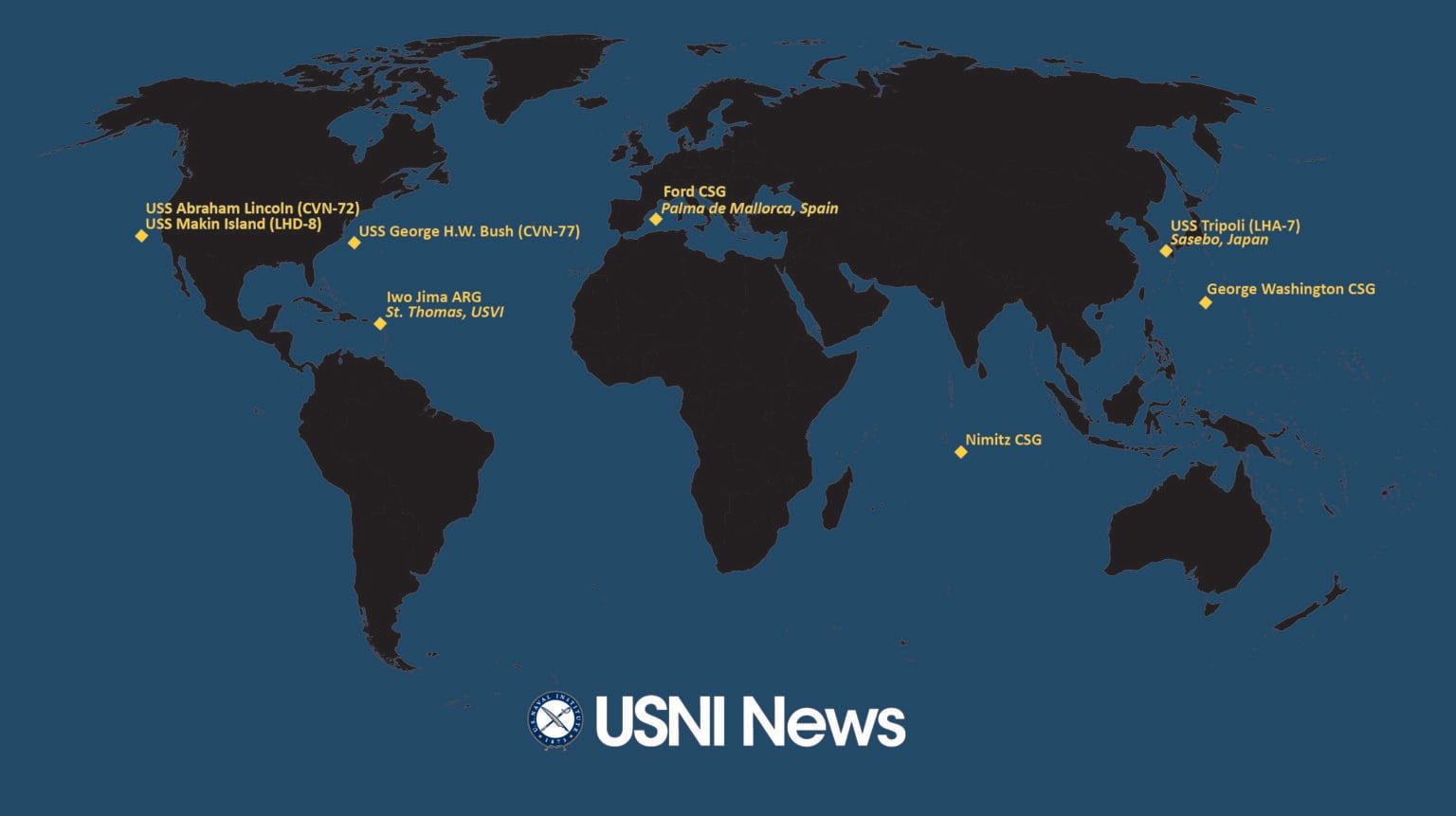 USNI News Fleet and Marine Tracker: Oct. 6, 2025 - USNI News