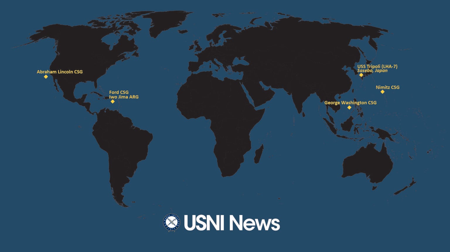 USNI News Fleet and Marine Tracker: Nov. 24, 2025 - USNI News
